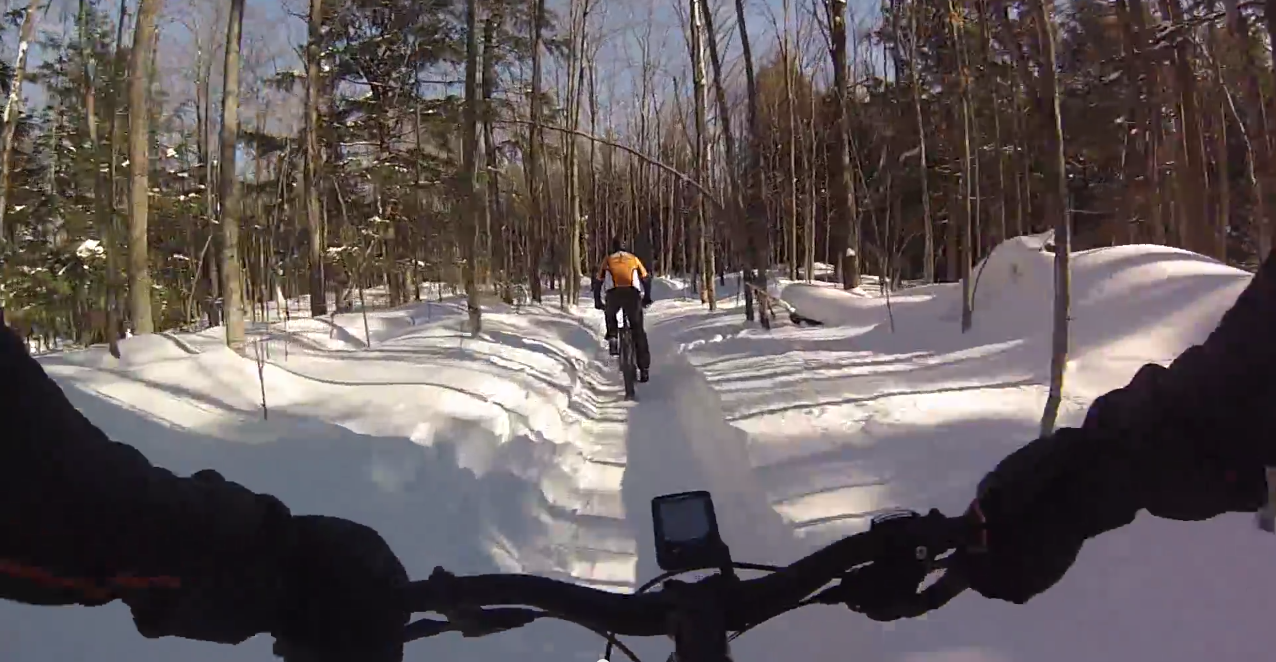 Snow Bike Route - Marquette, MI | Trail Genius